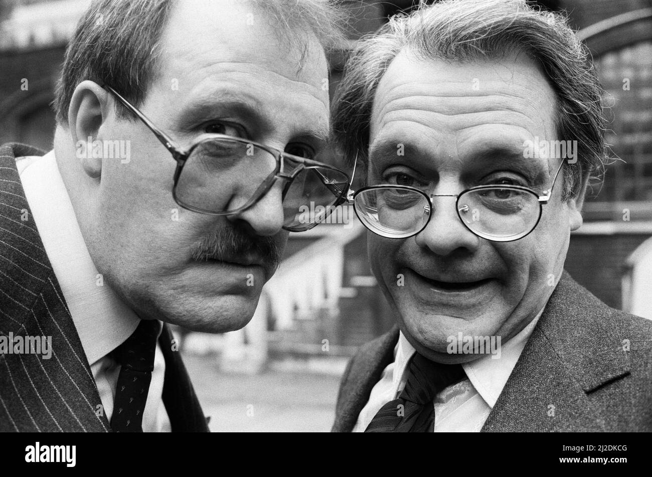 Actor David Jason, right, (Only Fools and Horses) and Gordon Kaye ...
