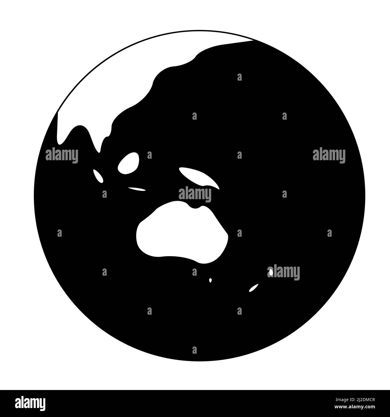 Simplified Earth globe with map of Australia Stock Vector Image & Art ...