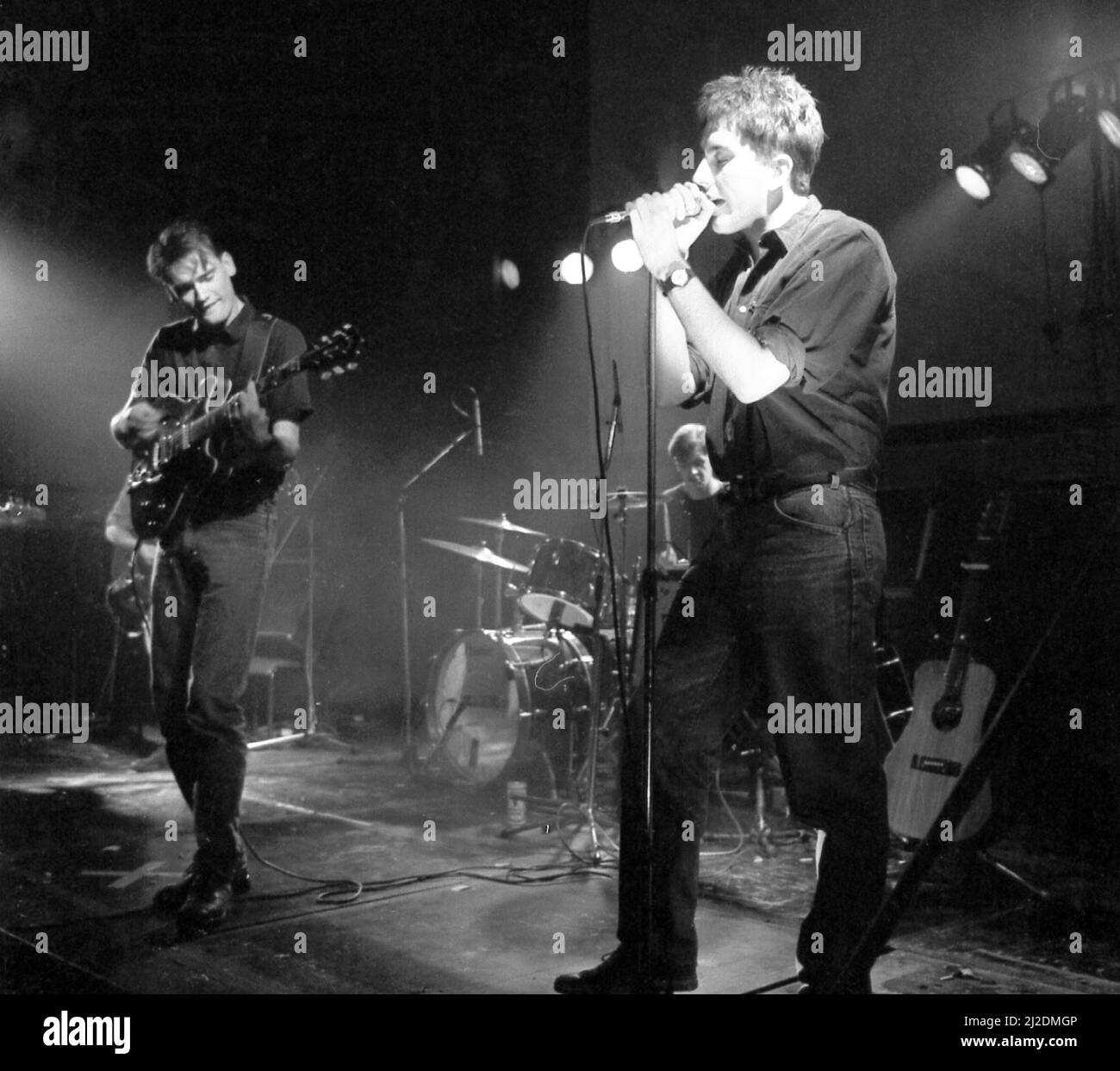 Terry Hall and The Colourfield performed on stage at Coventry ...