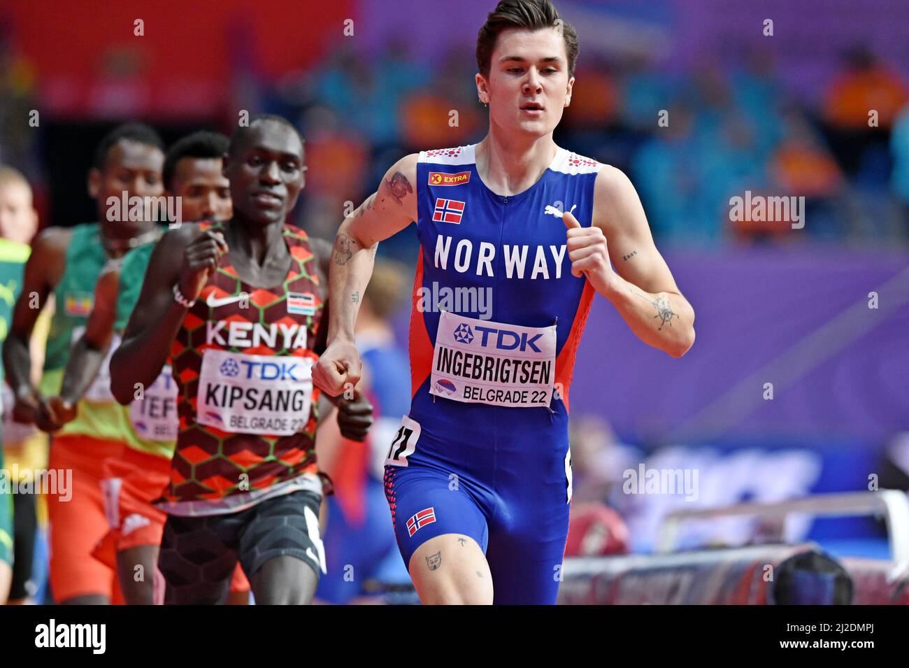 Jakob Ingebrigtsen Nor Places Second In The 1 500m In 3 33 02during