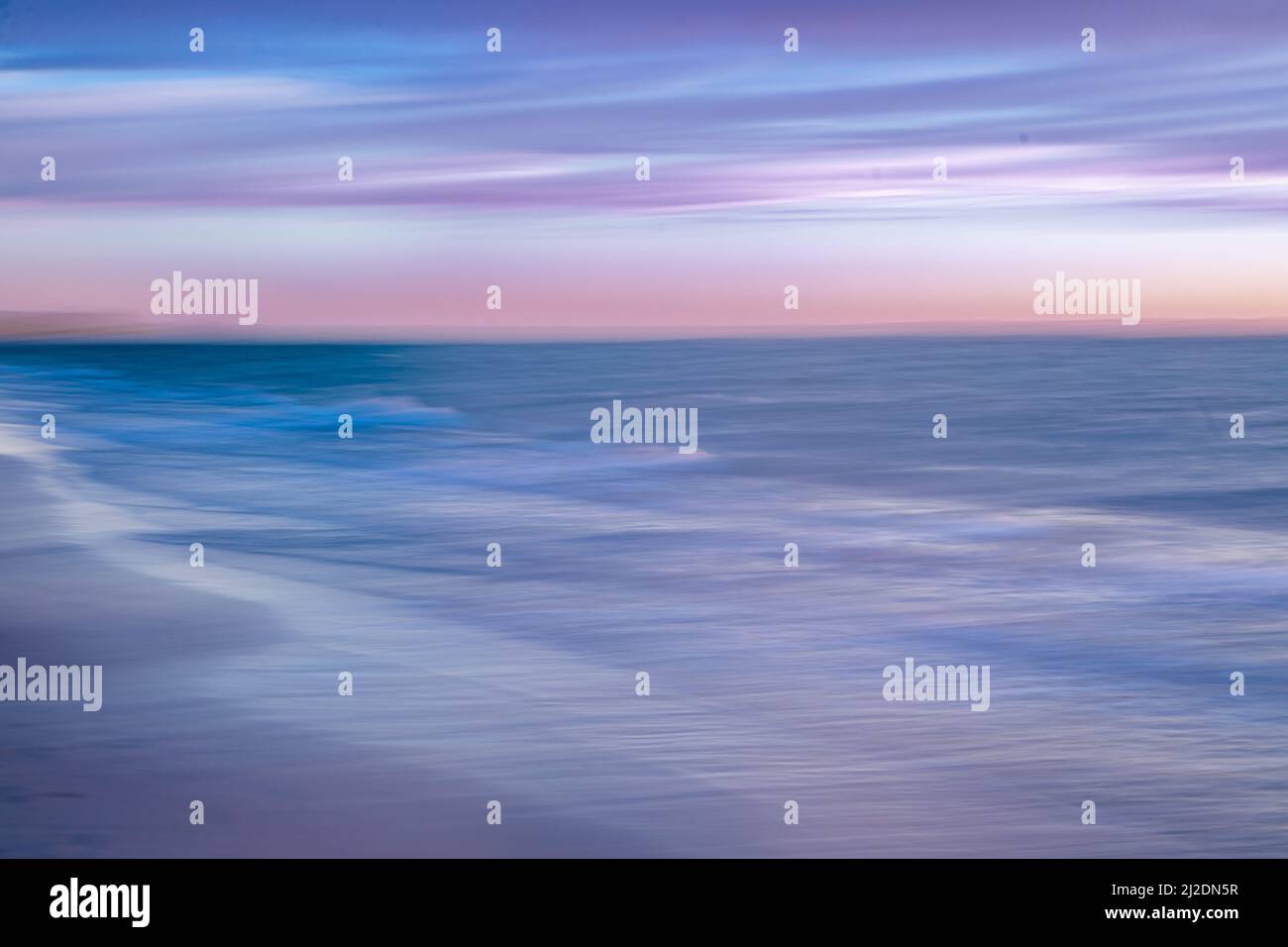 North Coogee Beach sunset, ICM, abstract landscape Stock Photo - Alamy