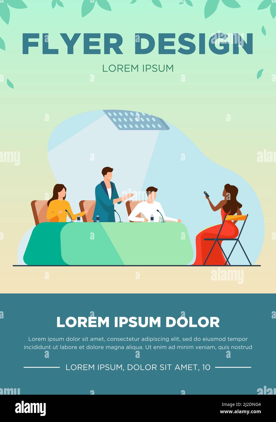 Journalists at event Stock Vector Images - Alamy