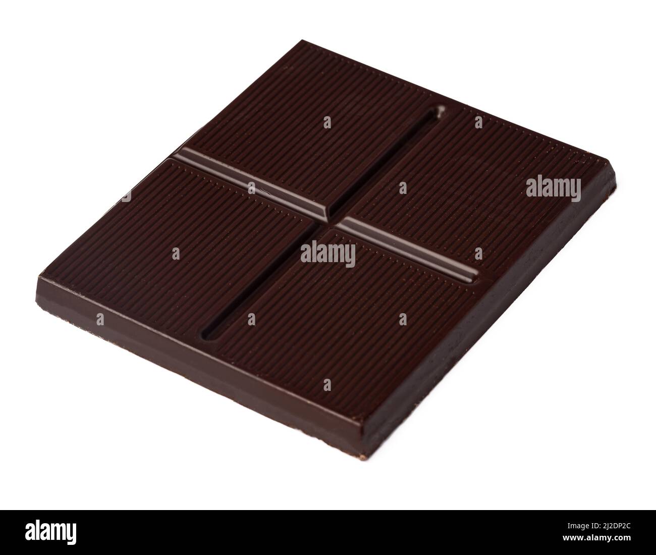 Small chocolate bar isolated on white background Stock Photo - Alamy