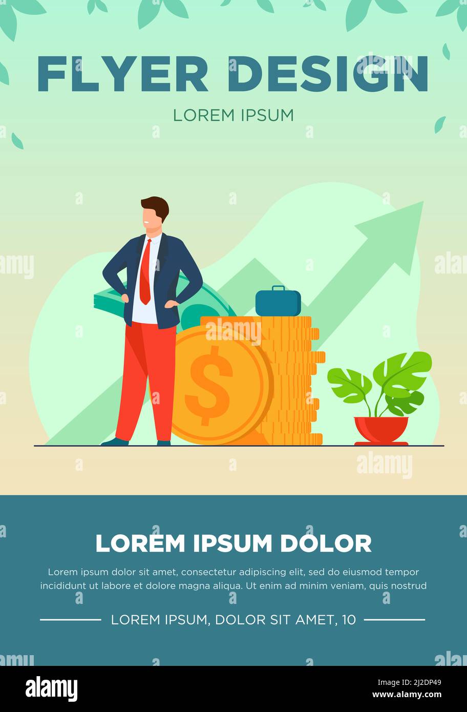Profit chart man suit Stock Vector Images - Alamy