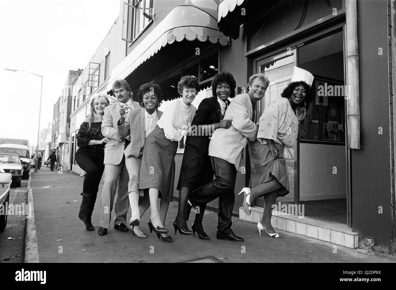 Rustie Lee at the opening of her new restaurant in Hurst Street ...