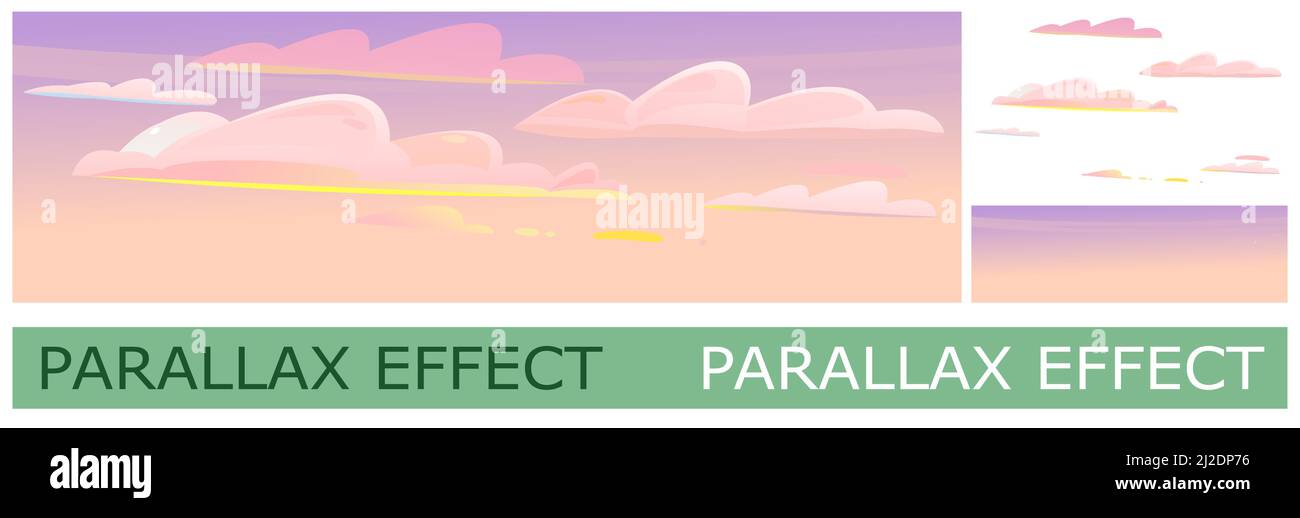 Evening or morning sky with clouds and airplane trails. Image from ...