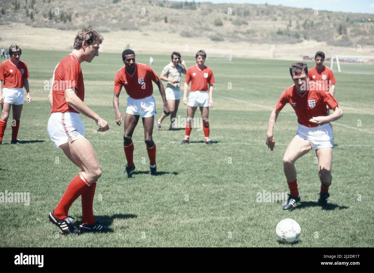 England football team attend a training session in Colorado Springs ...