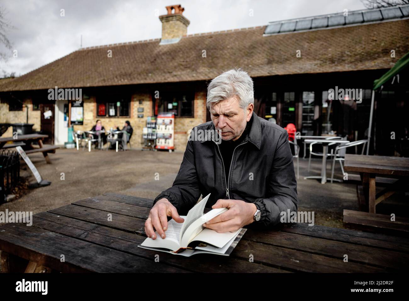 Norwegian author Karl Ove Knausgard photographed in London, UK ...