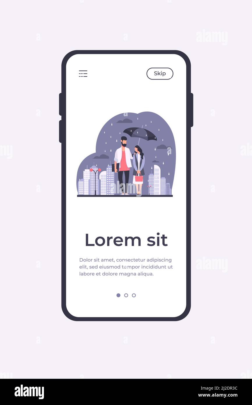 Wet urban street in Stock Vector Images - Alamy