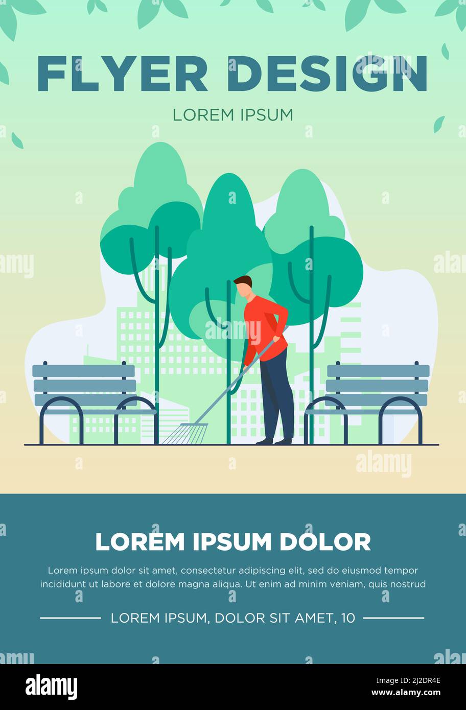 Fall cleanup Stock Vector Images - Alamy