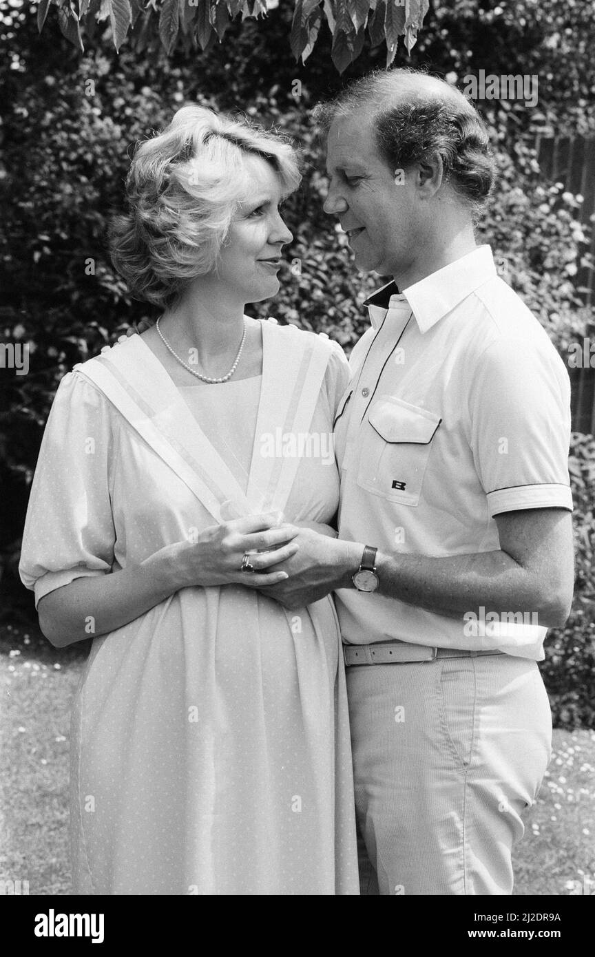 Brian Cant, children's television presenter, pictured with wife, writer ...