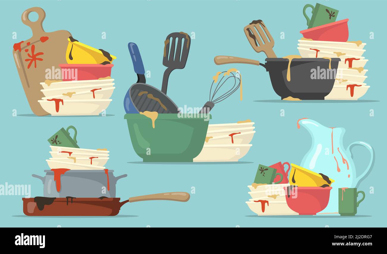 Plates And Cups Clipart