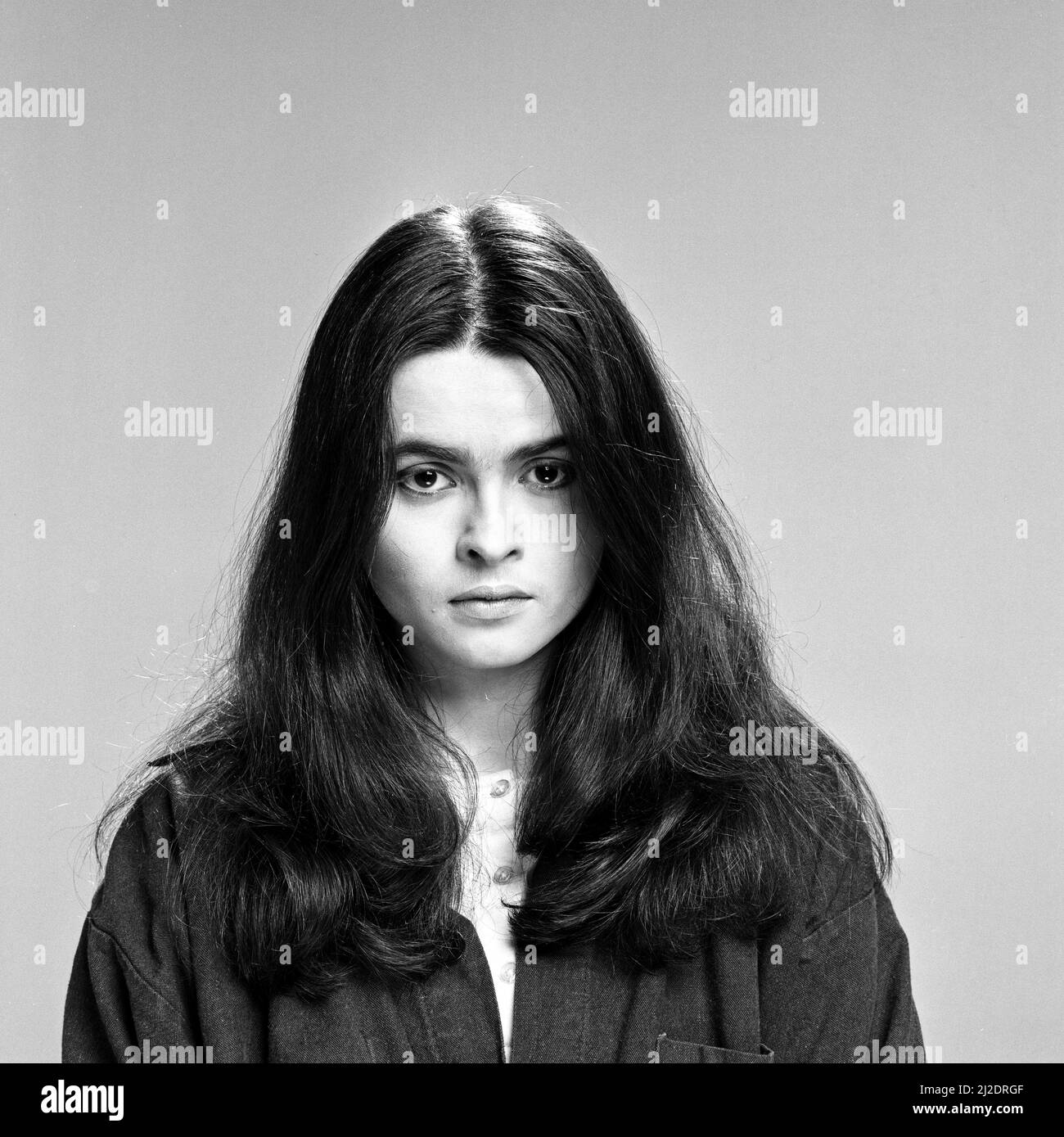 Actress helena bonham carter Black and White Stock Photos & Images - Alamy