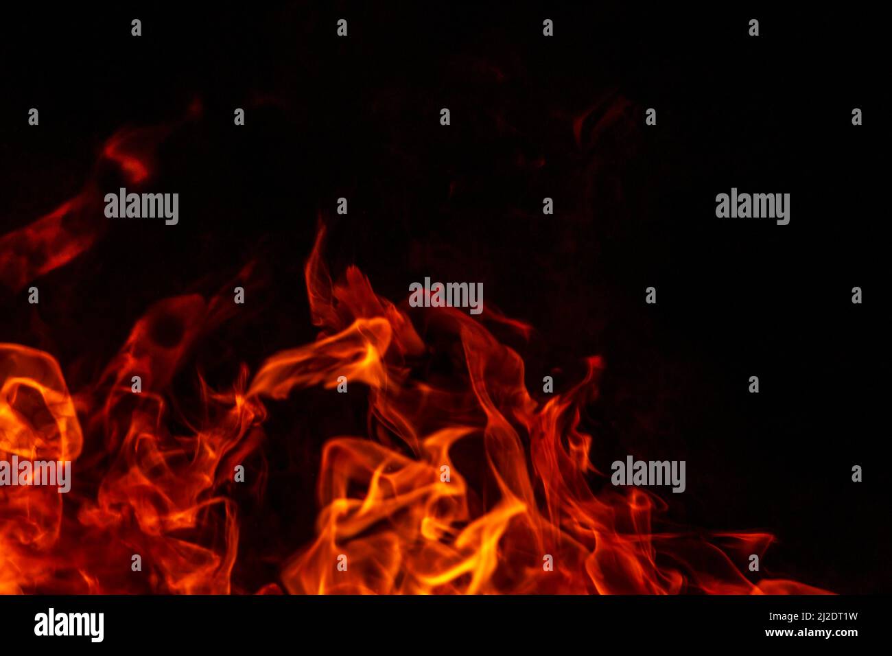 Abstract flame, fire flame texture, background. Blurred moving tongues ...
