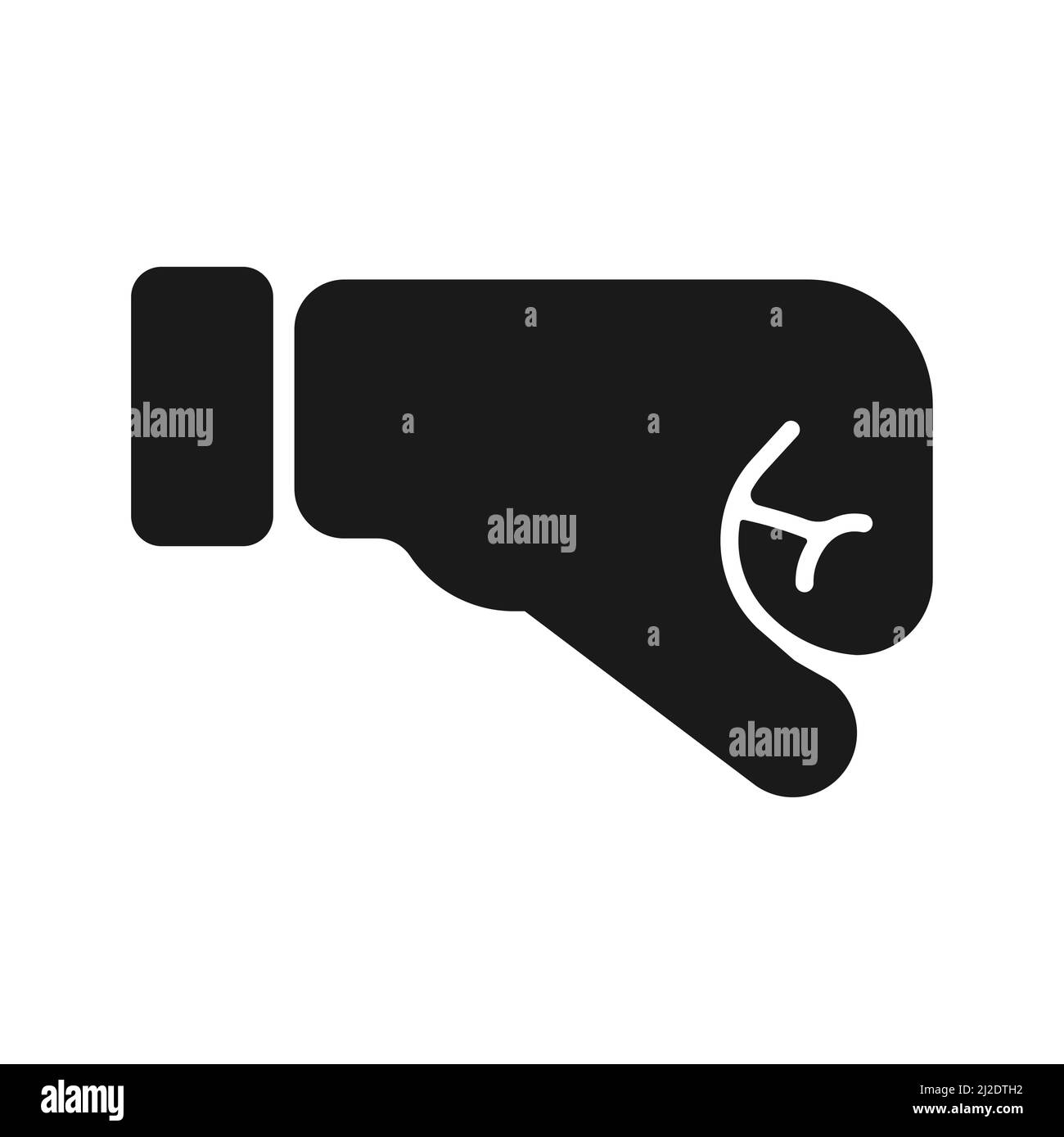 Solid fist Stock Vector Images - Alamy