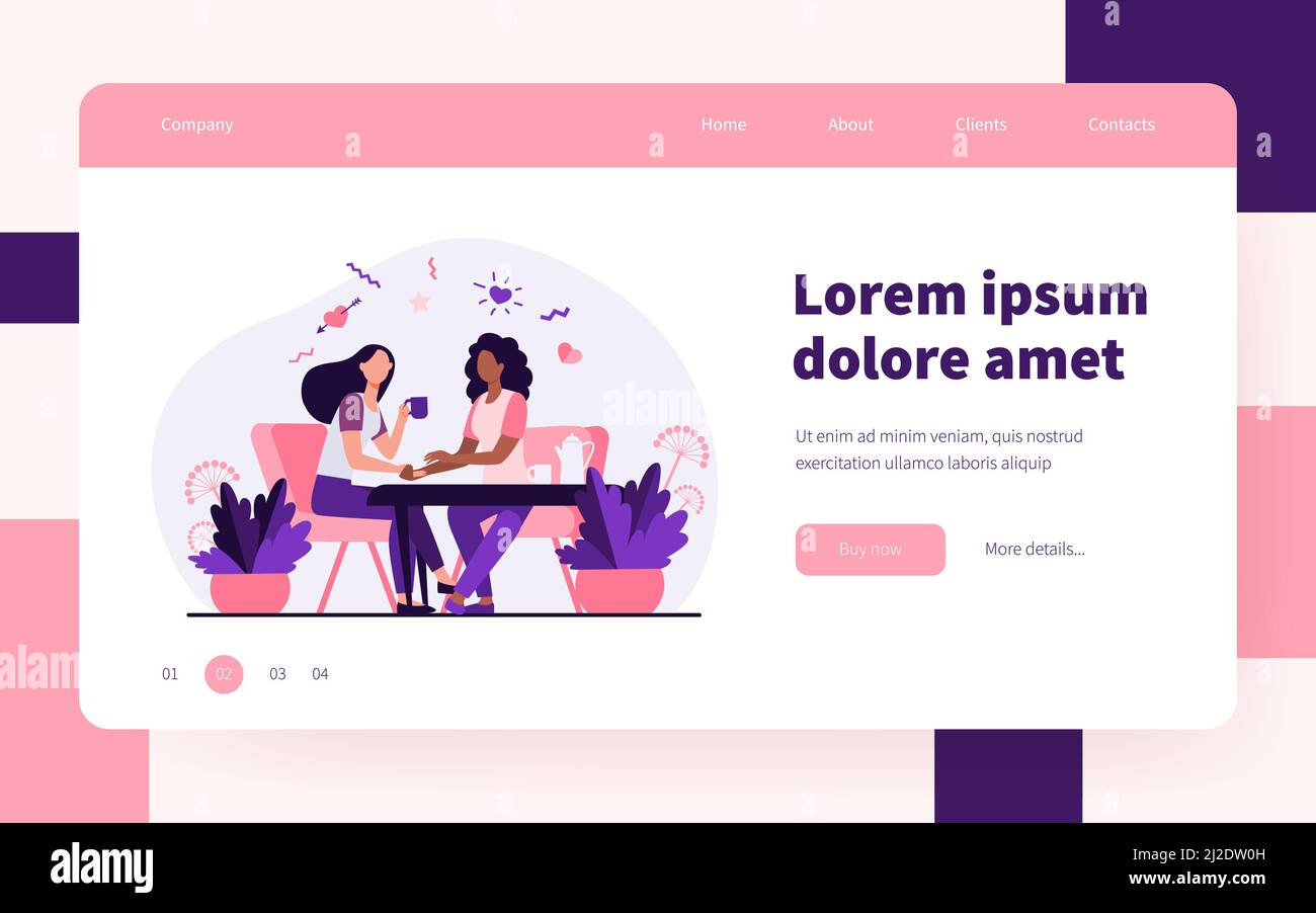 Female friends talking over cup of tea. Holding hand, giving comfort ...