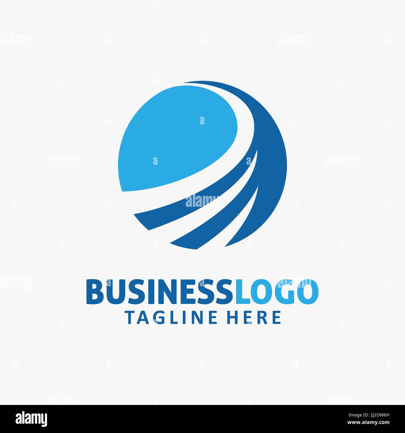 Circle business logo design Stock Vector Image & Art - Alamy