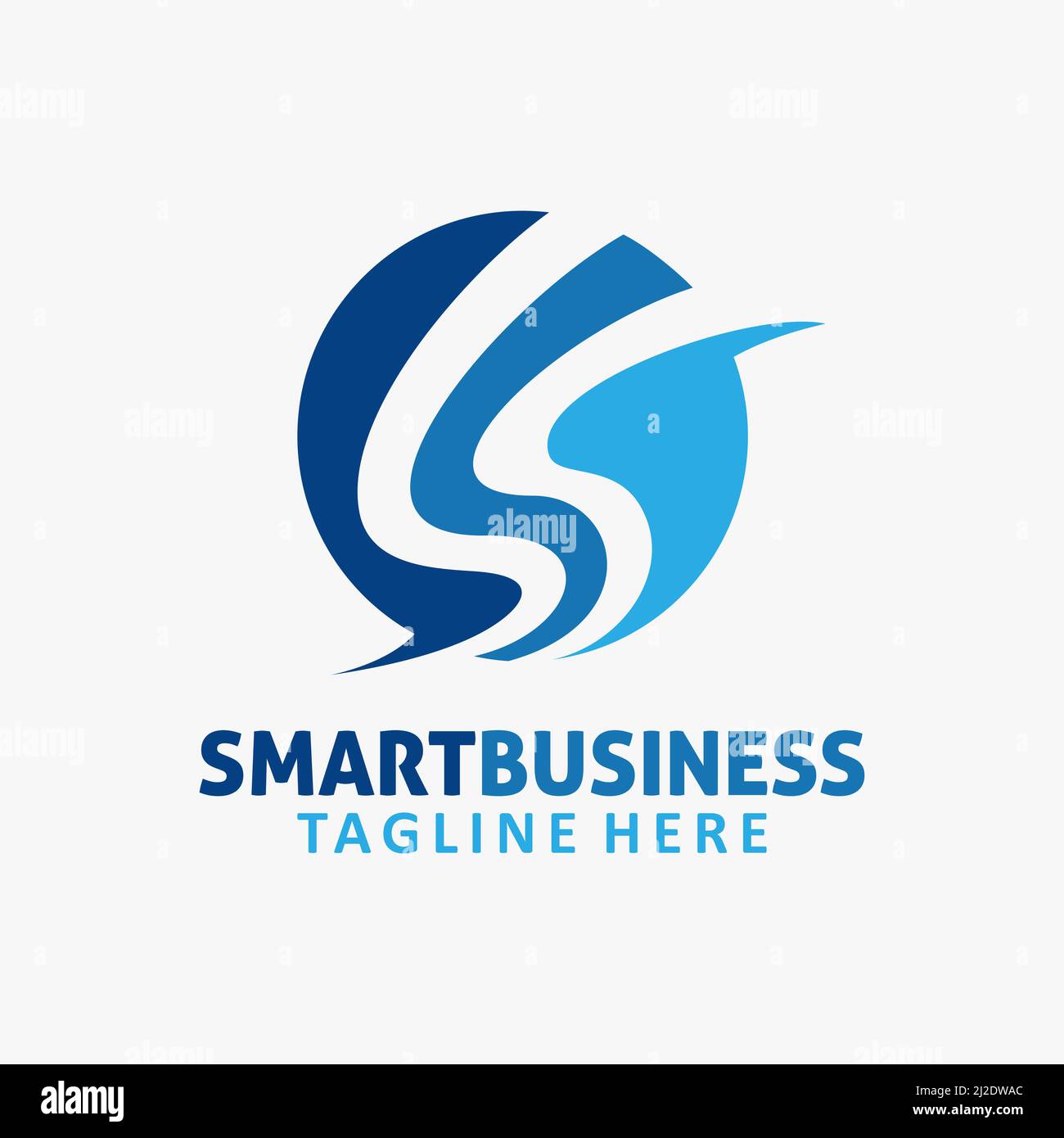 Abstract business logo design Stock Vector Image & Art - Alamy