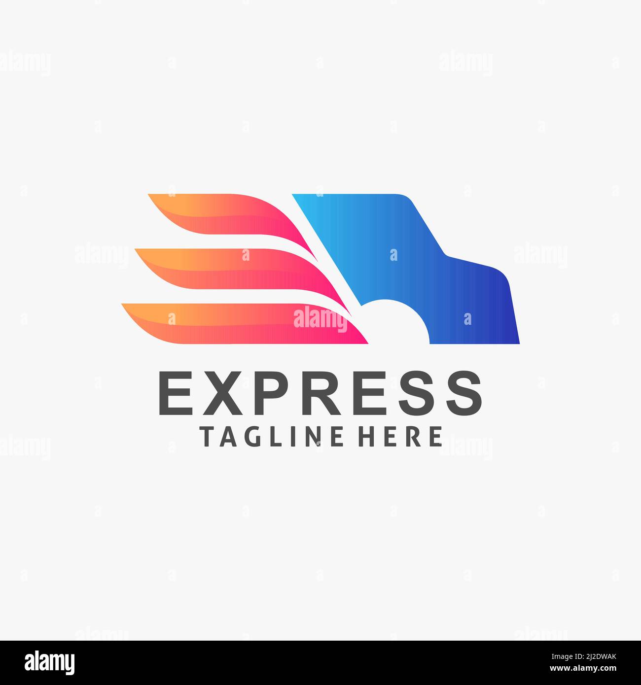 Express delivery logo design Stock Vector Image & Art - Alamy