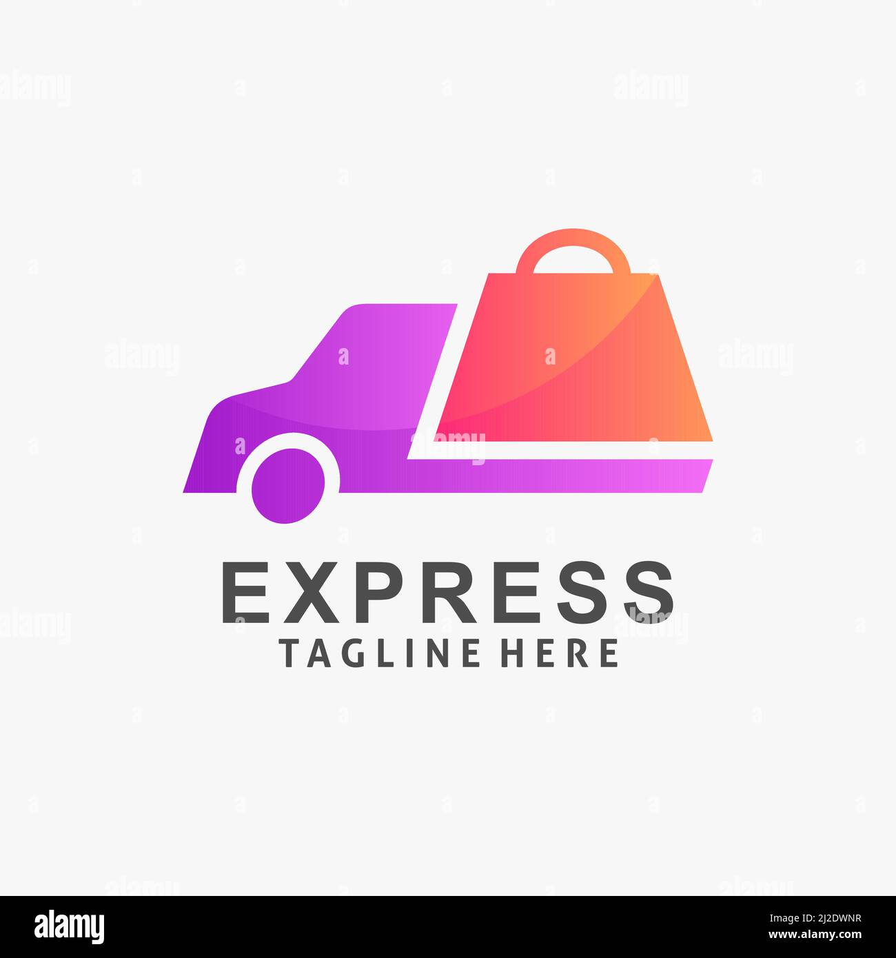 Express delivery logo design Stock Vector Image & Art - Alamy