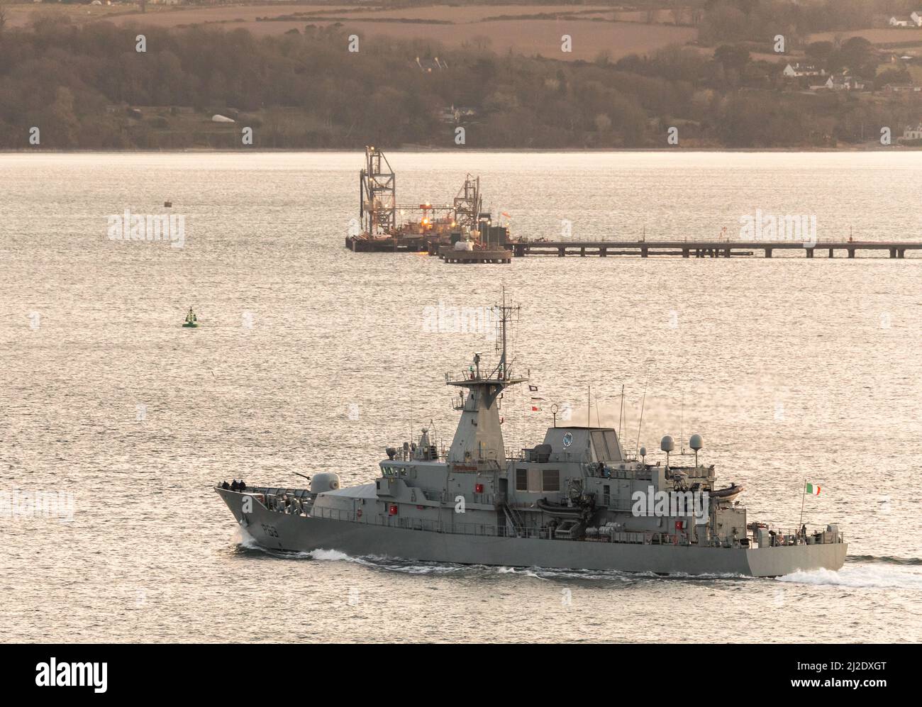 Irish defence forces naval service base hi-res stock photography and ...