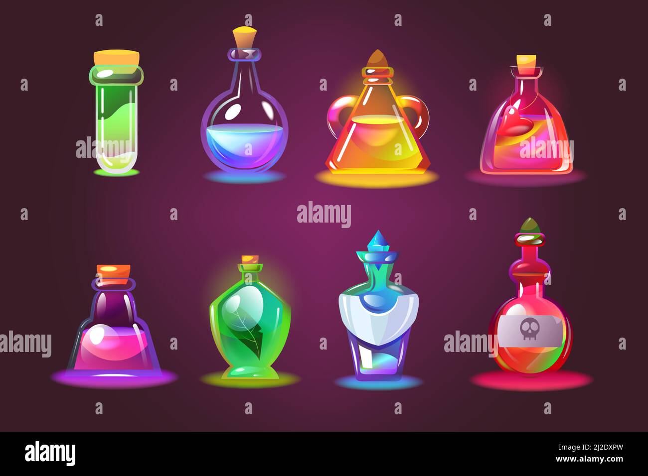 Alchemist bottles Stock Vector Images - Alamy