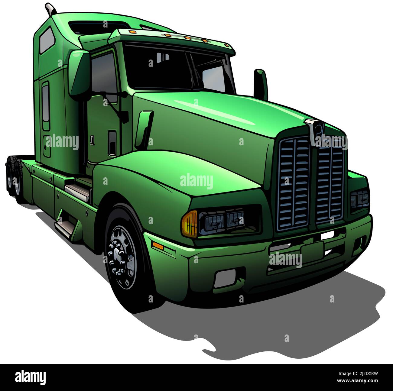 Peterbilt truck Stock Vector Images - Alamy