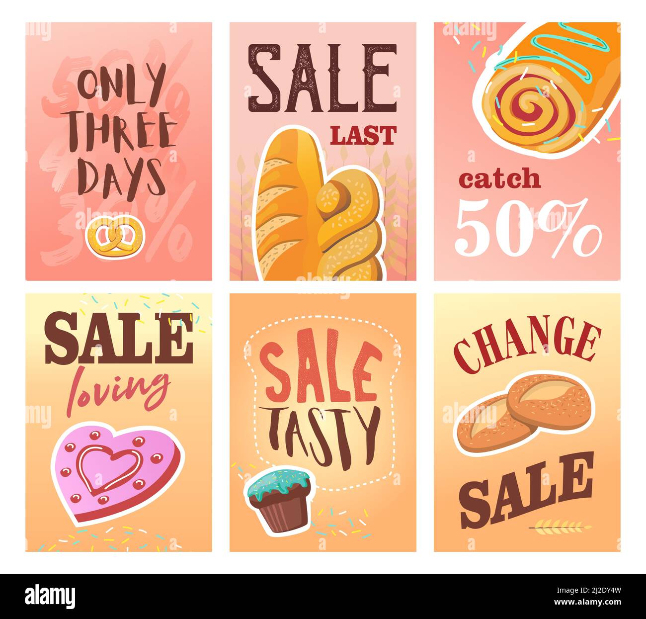 Trendy bread Stock Vector Images - Alamy