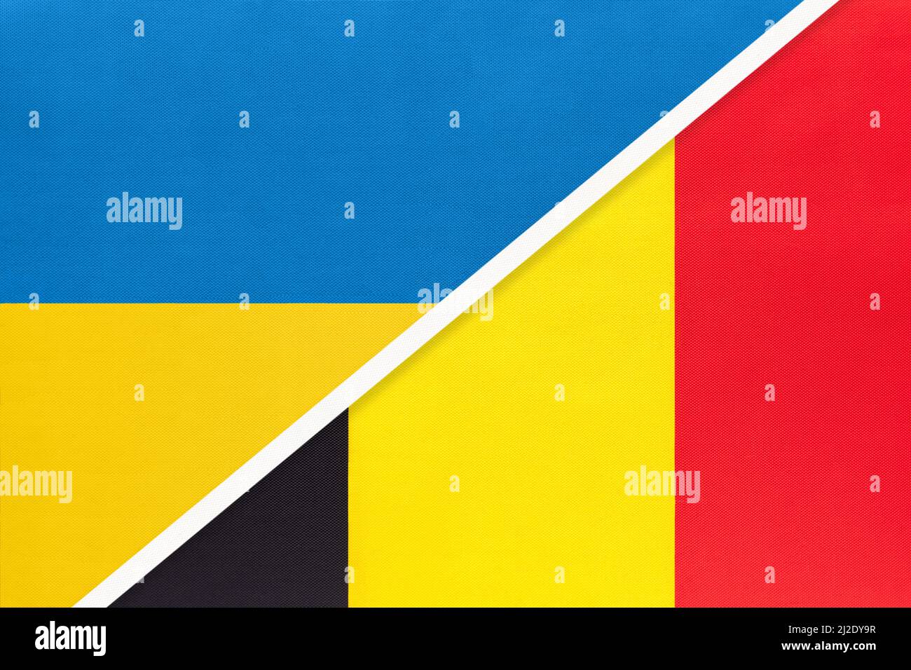 Ukraine and Belgium, symbol of country. Ukrainian vs Belgian national ...