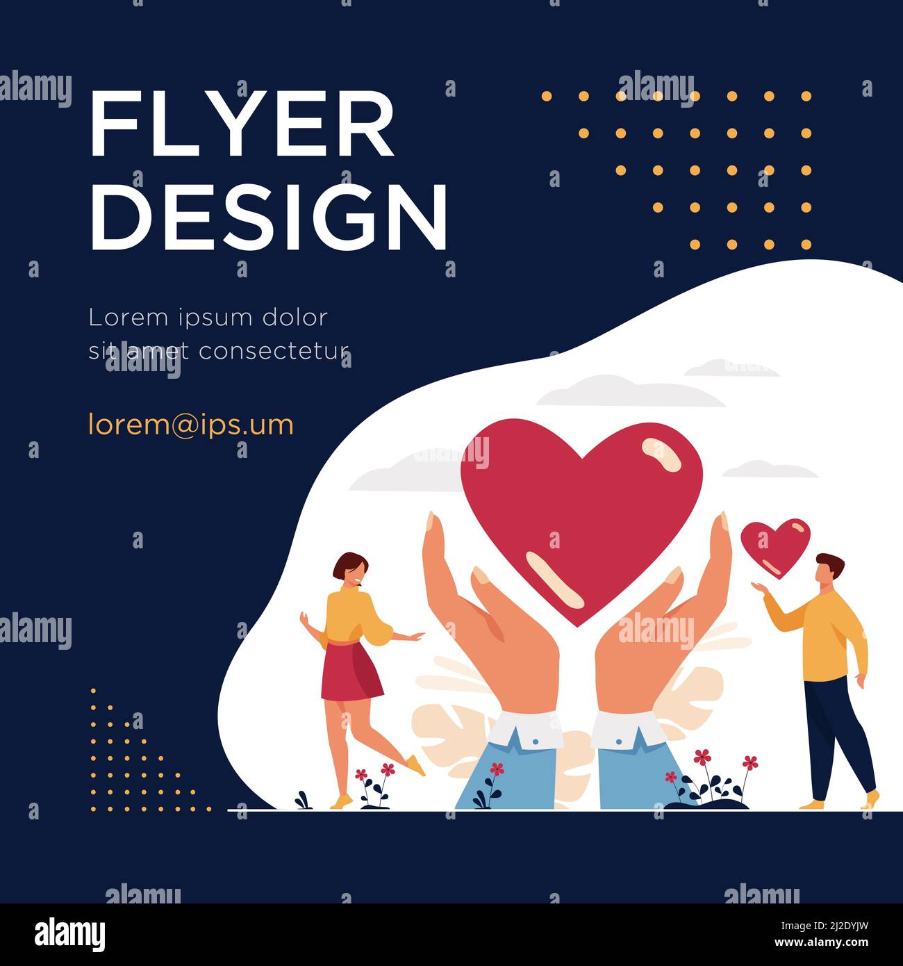 Charity and donation concept. Hands of volunteers holding and giving ...