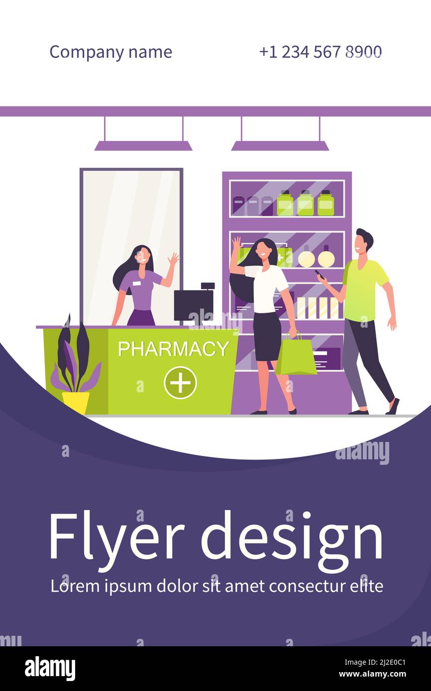 Pharmacy counter vector vectors hi-res stock photography and images - Alamy