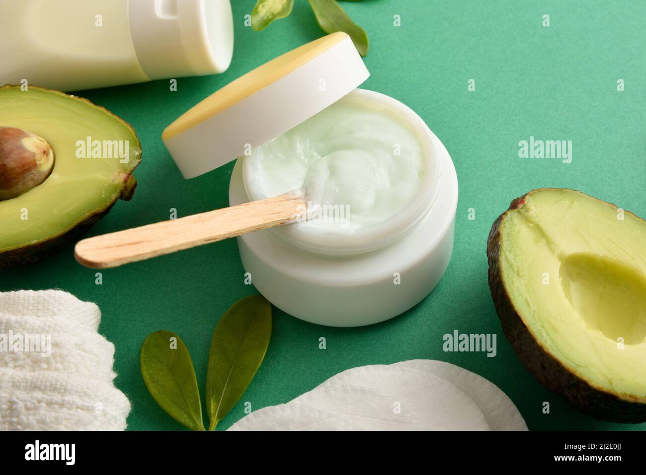Moisturizing cream and lotion with avocado extract for skin care with ...