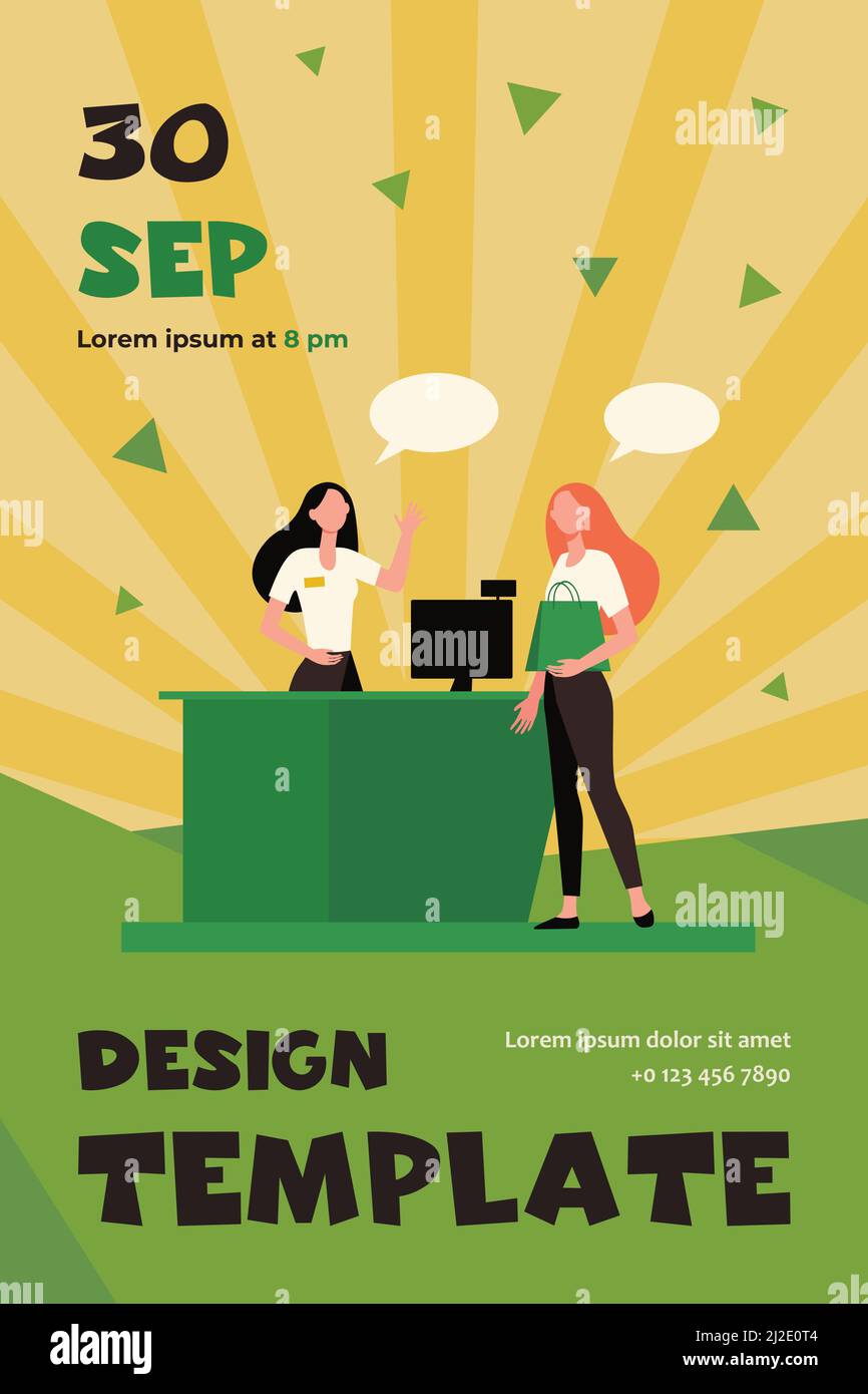 Woman at register bag Stock Vector Images - Alamy