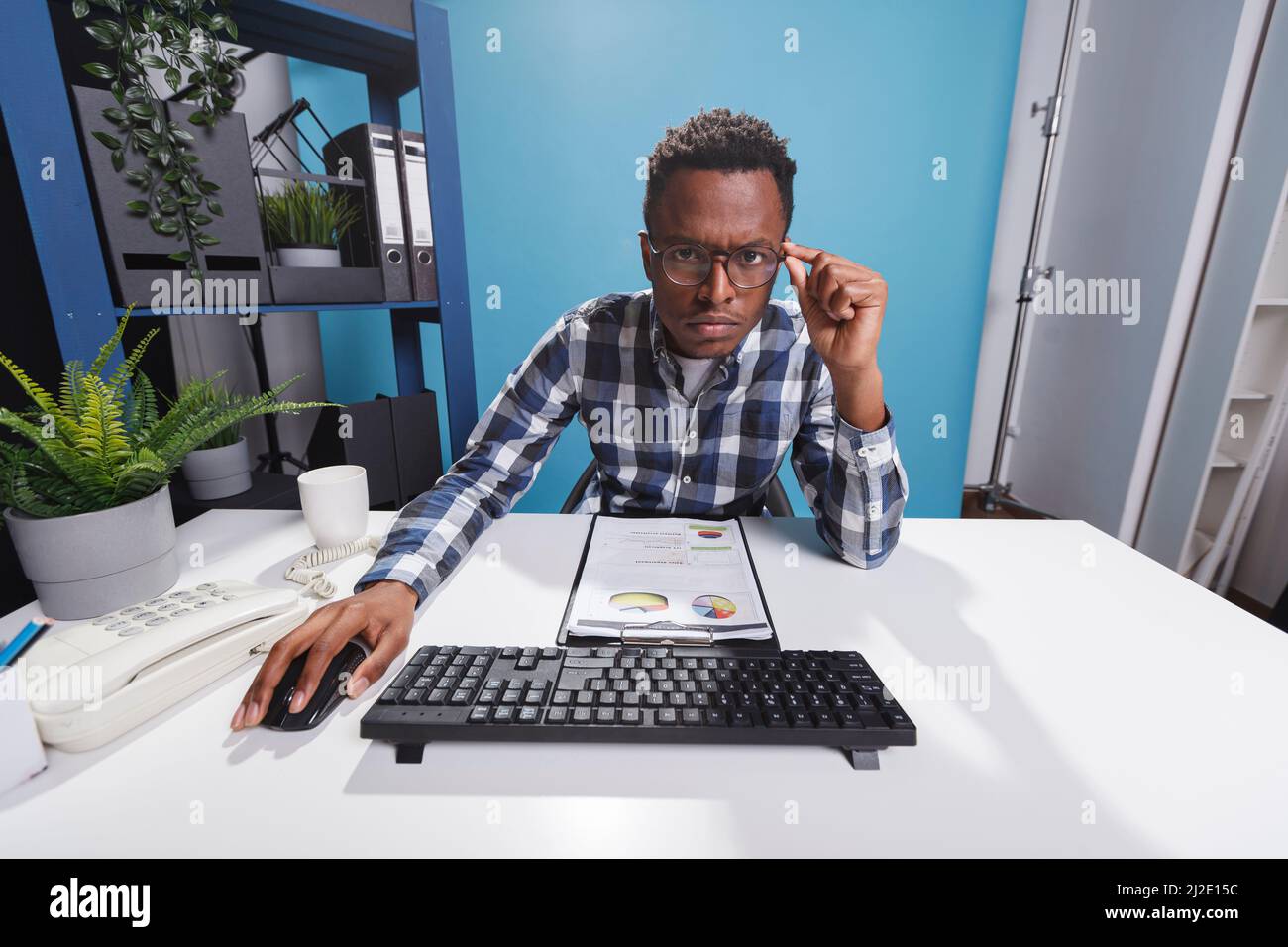 Suspicious computer hi-res stock photography and images - Alamy