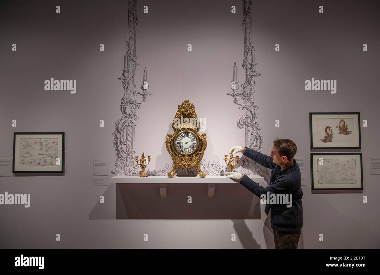 The Wallace Collection, London, UK. 1 April 2022. Objects in the ...