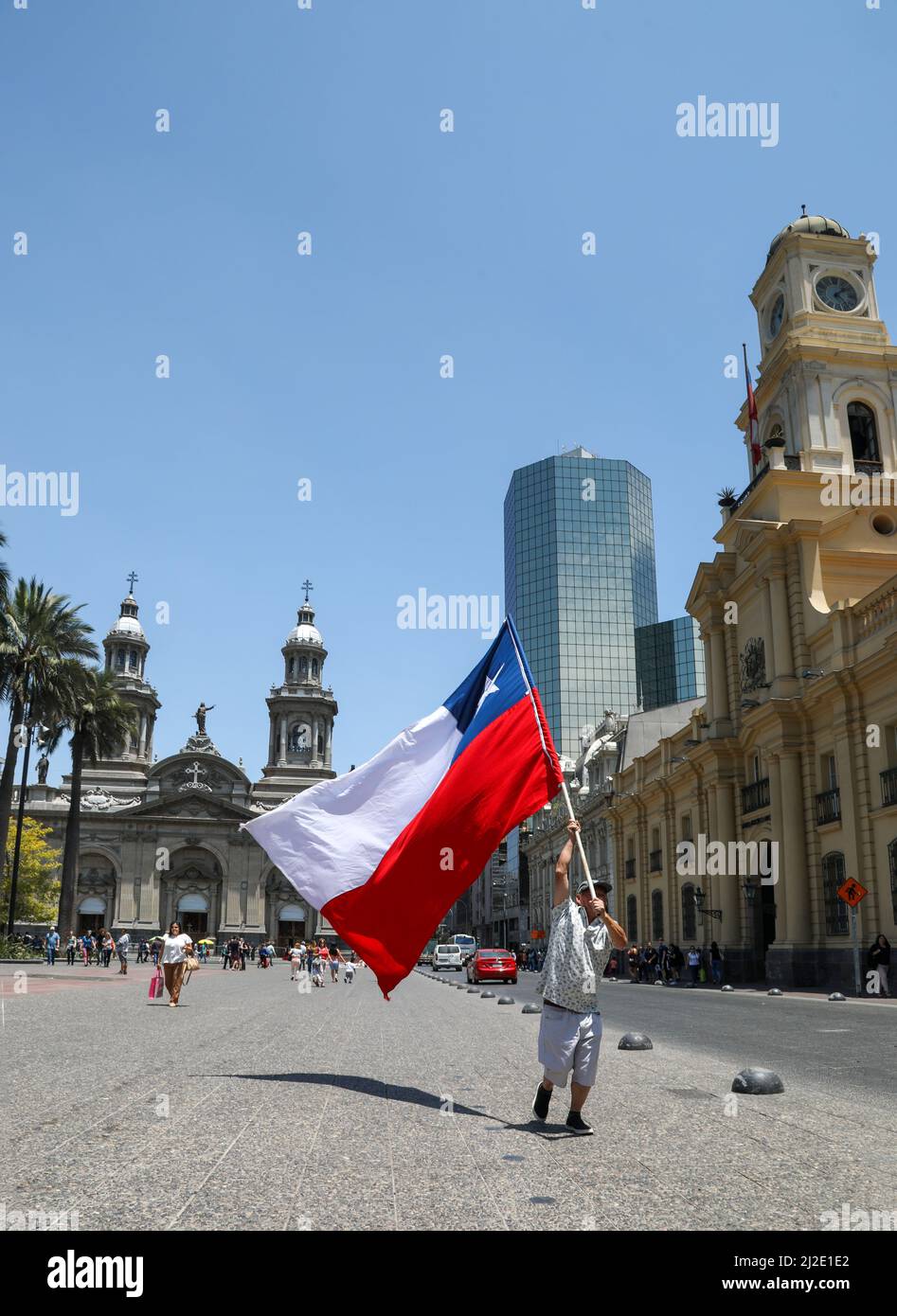 Chile - The Plaza de Armas is the main square of Santiago, the capital ...