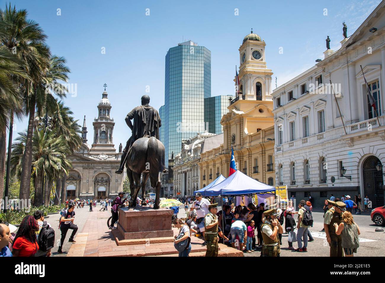 Chile - The Plaza de Armas is the main square of Santiago, the capital ...
