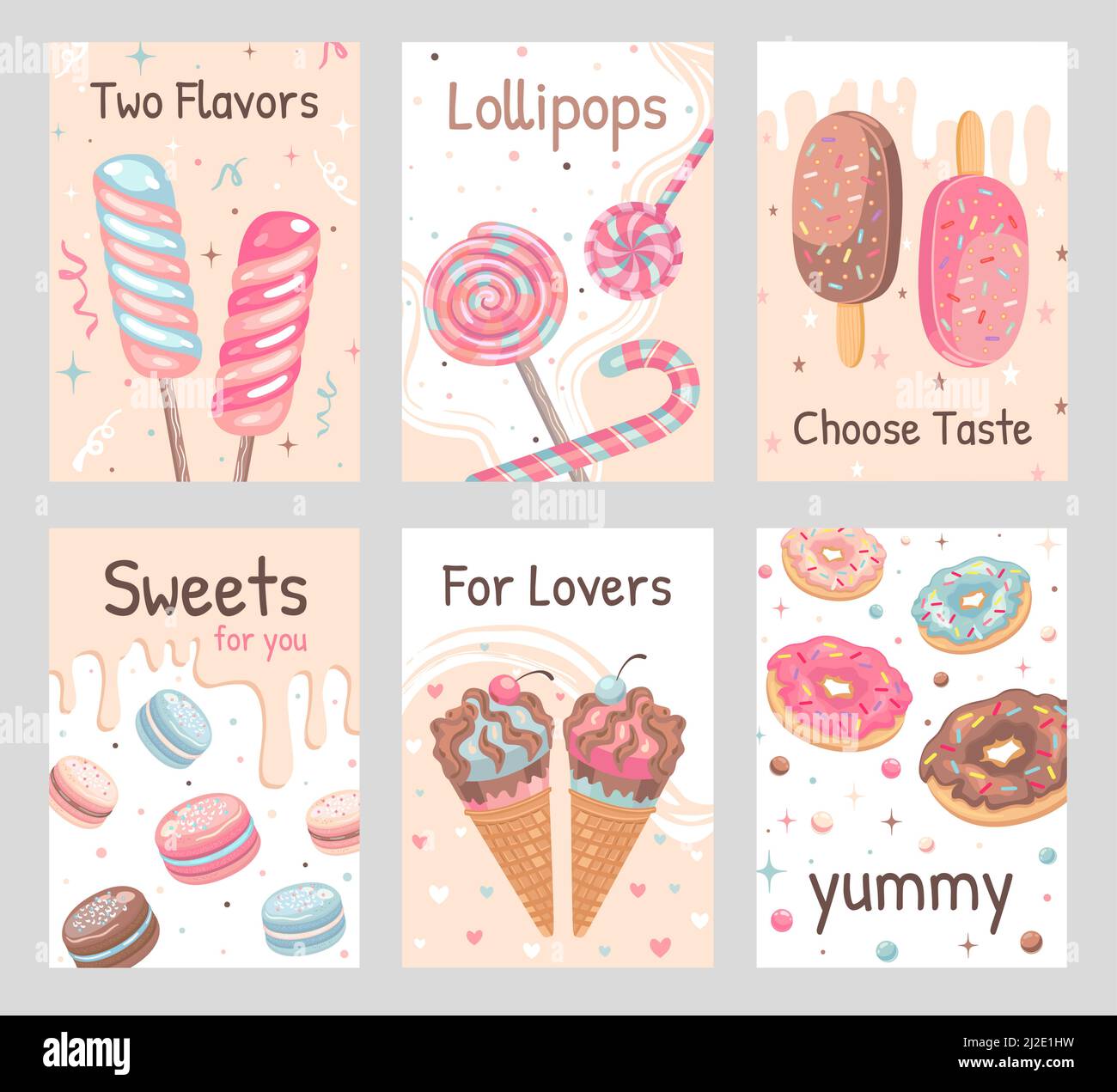 Couple lollypop Stock Vector Images - Alamy
