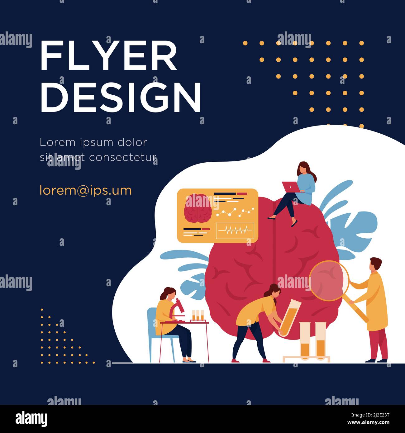 Human brain sample Stock Vector Images - Alamy