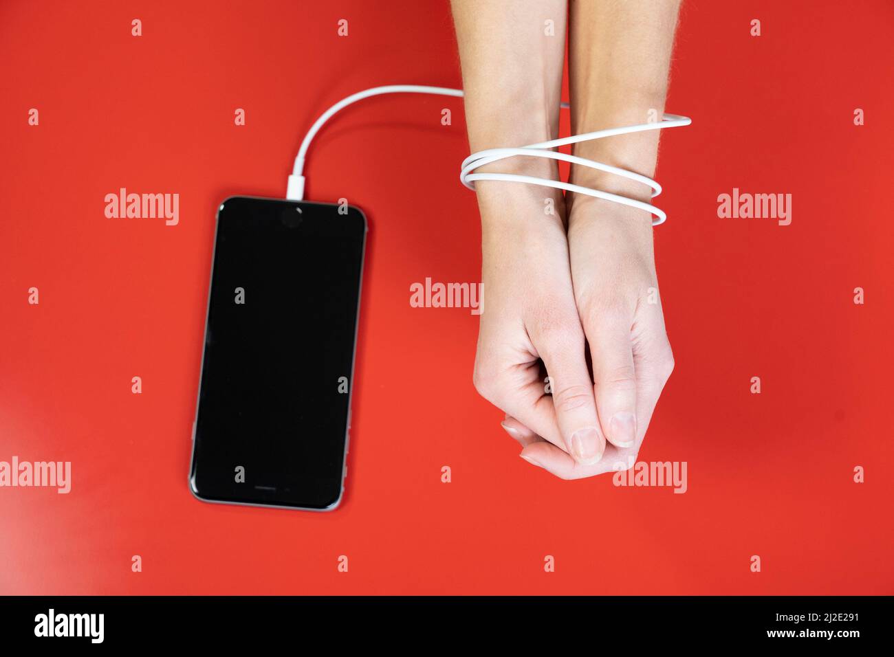 Nomophobia background hi-res stock photography and images - Alamy