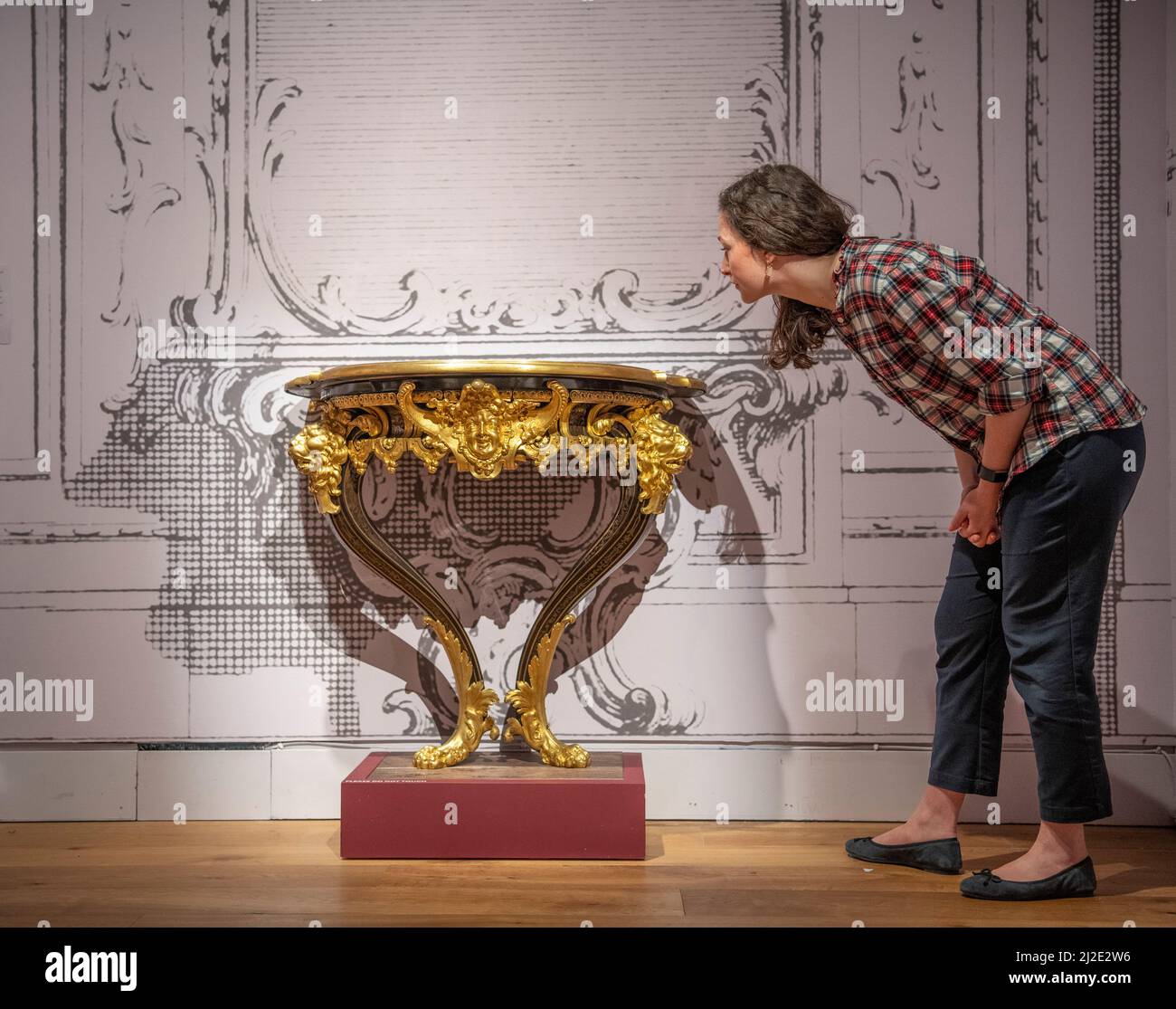 The Wallace Collection, London, UK. 1 April 2022. Objects in the ...