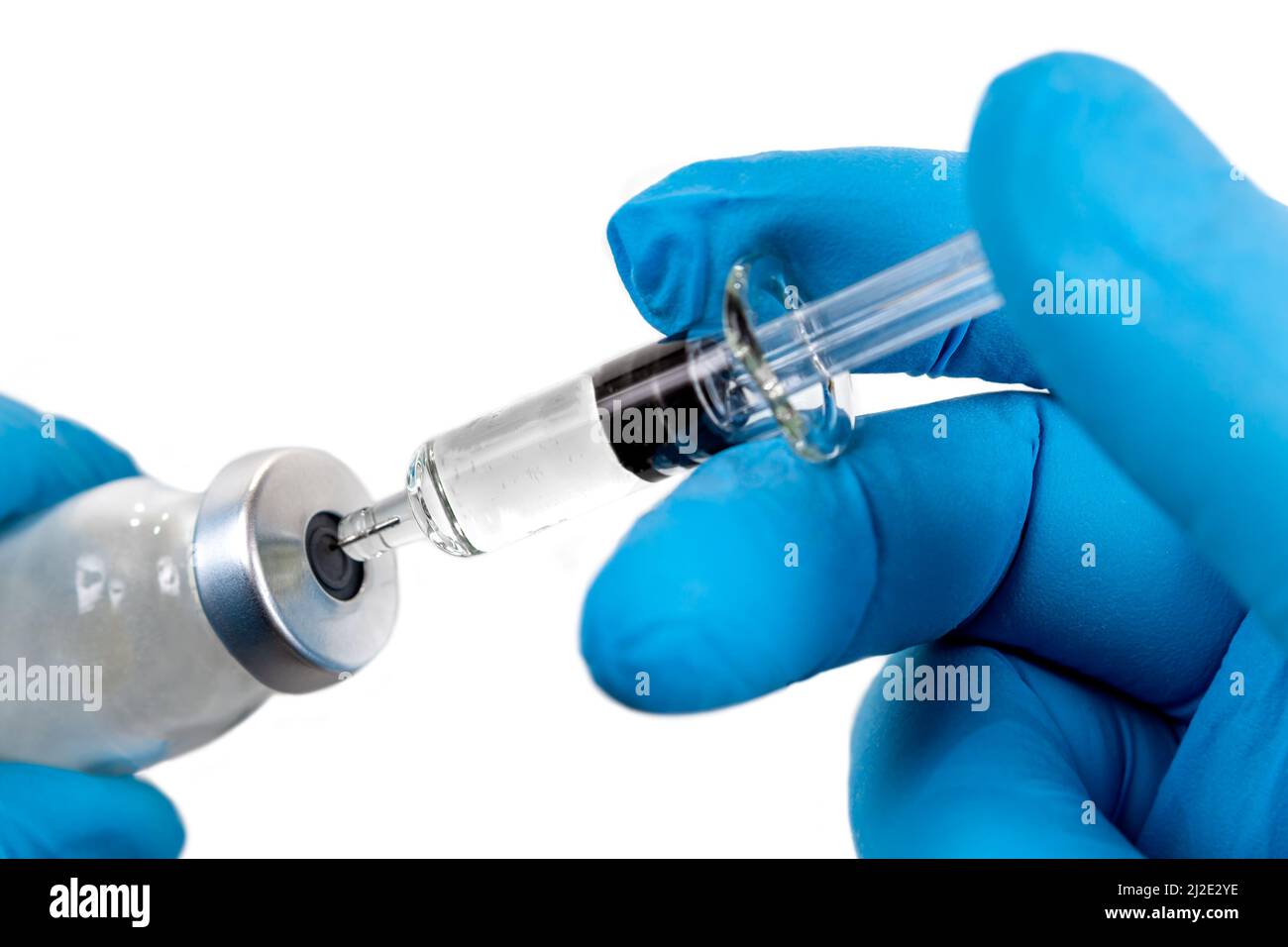 Vaccine vials and syringes hi-res stock photography and images - Alamy