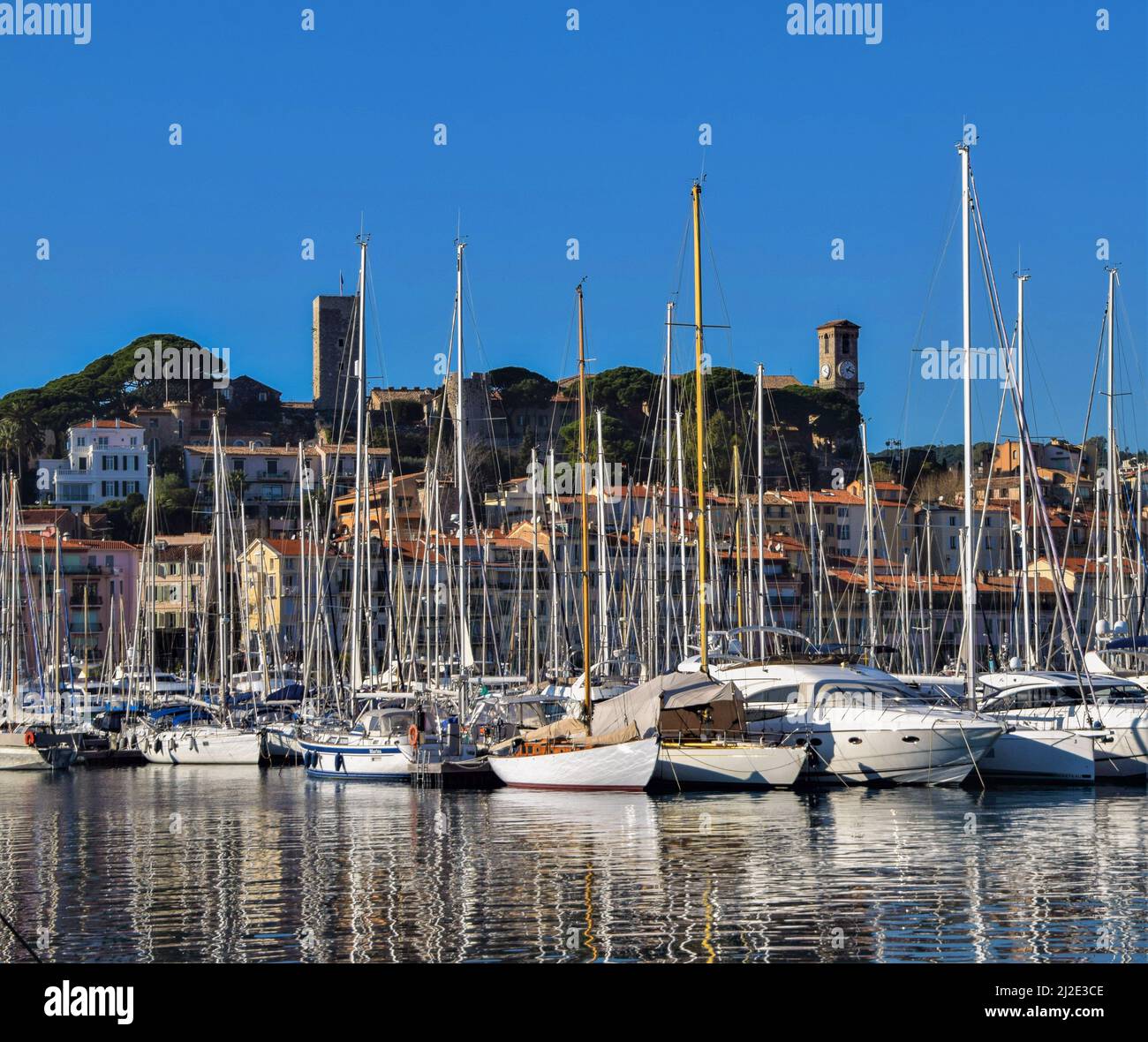 Old Port of Cannes, South of France 2020. Credit: Vuk Valcic / Alamy ...