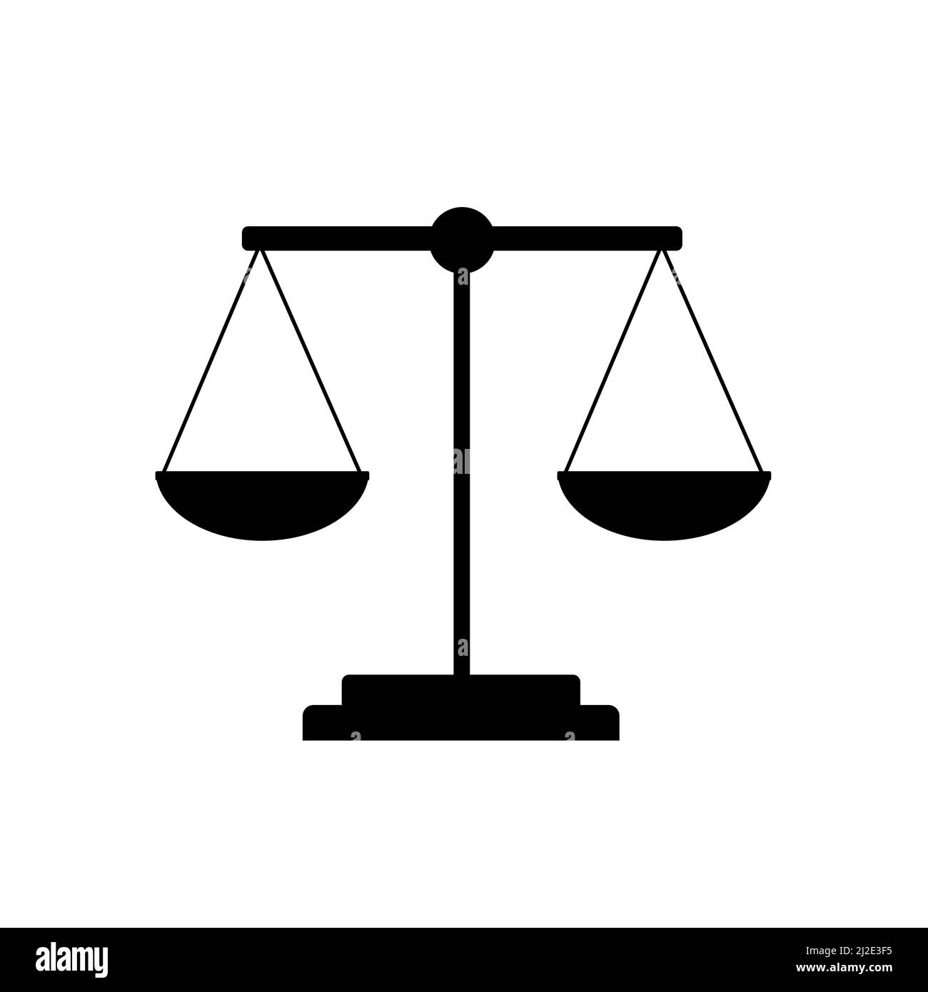 laboratory scales isolated vector illustration on a white background ...