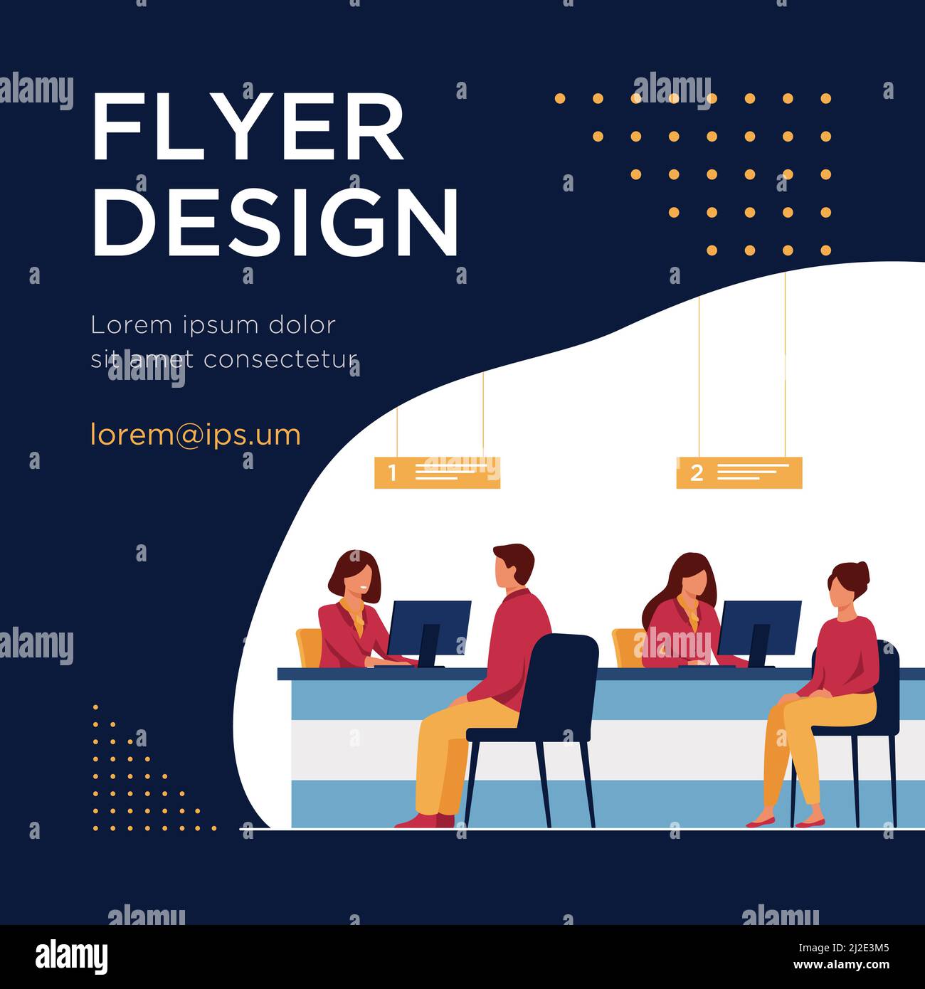 Finance managers working with clients isolated flat vector illustration ...