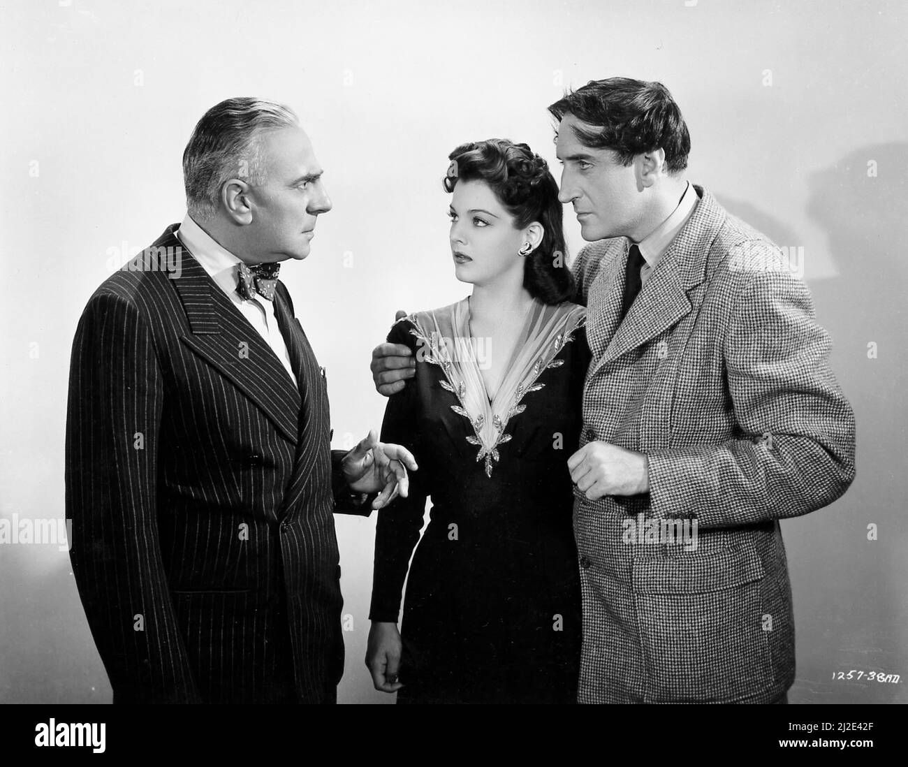 BASIL RATHBONE and MARJORIE LORD in SHERLOCK HOLMES IN WASHINGTON (1943 ...