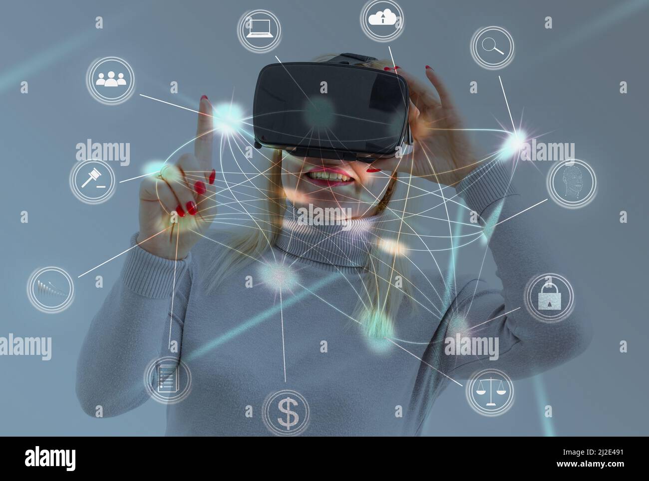 Futuristic user interface concept. Graphical User Interface(GUI). Head ...