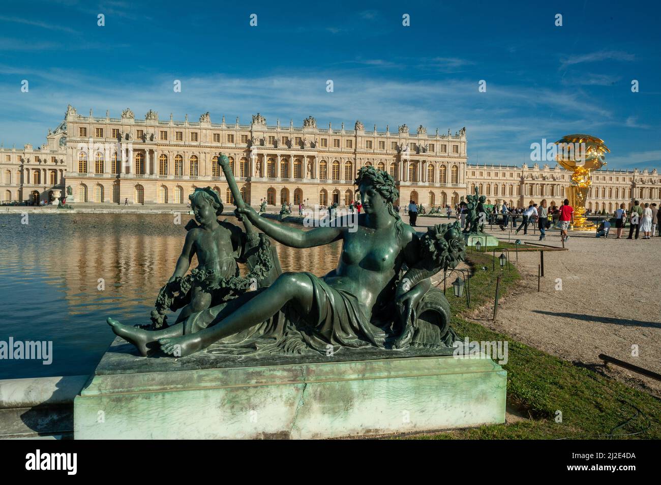 Versailles, France, People Visiting Contemporary Arts Show, Takashi ...