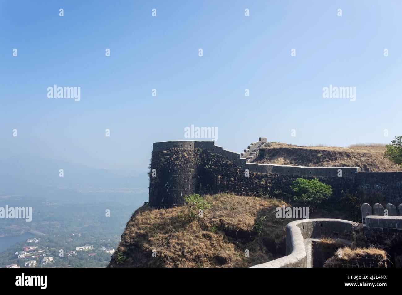 Fort View Tower, Korigad, Pune, Maharashtra, India Stock Photo - Alamy