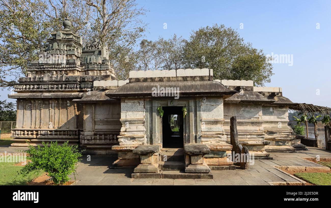 Rear View of Sri Rameswara Temple, Kudli, Shivamoga, Karnataka, India ...